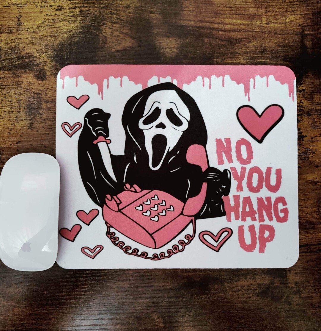 Scream Mousepad Scary Ghost Face Mousepad Desk Accessory - Etsy