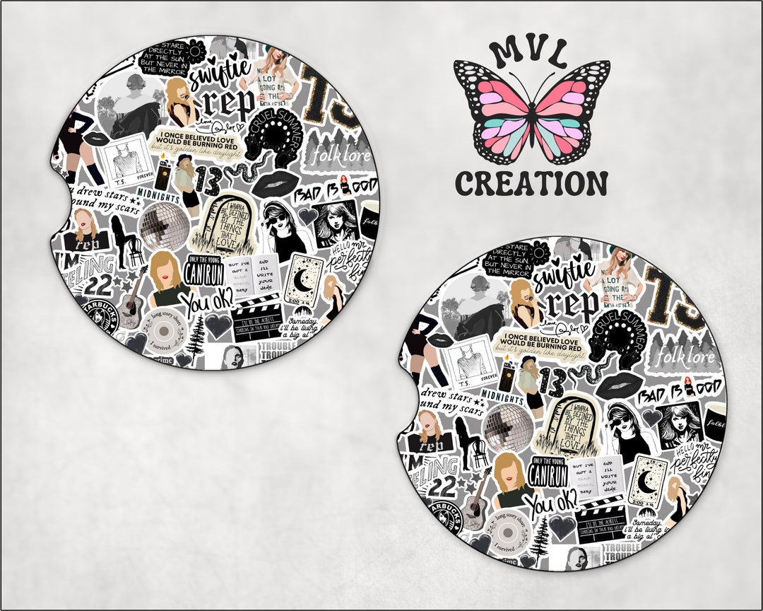 Swf Car Coasters tay Tay Car Coasters Car Accessories Swf Car - Etsy