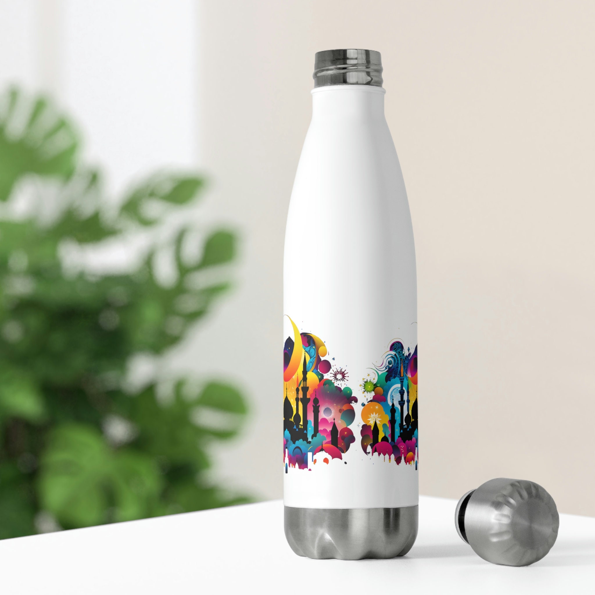 Islamic Theme Water Bottle Stainless Steel Islamic Gifts 20oz Insulated ...