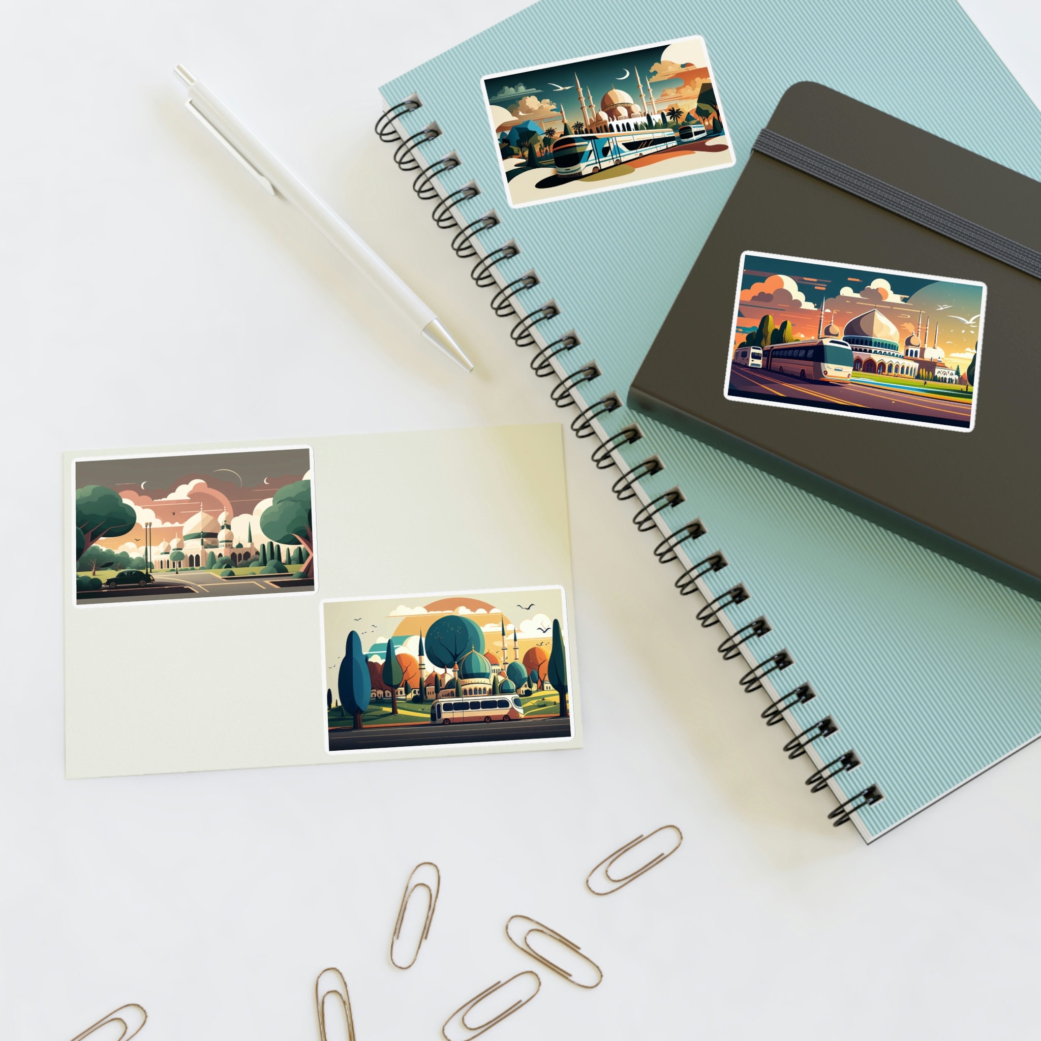 Masjid Stickers, Islamic, and Mosque, Sticker Sheets - Etsy