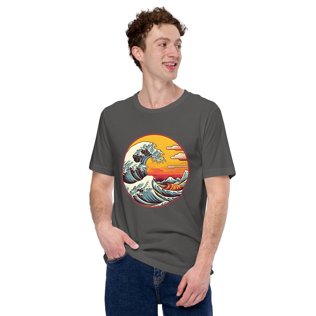 Great Ocean Wave Vacation T-hirt Beach Vacation Tee Summer Unisex T ...