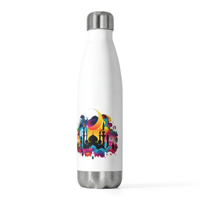 Islamic Theme Water Bottle Stainless Steel Islamic Gifts 20oz Insulated ...