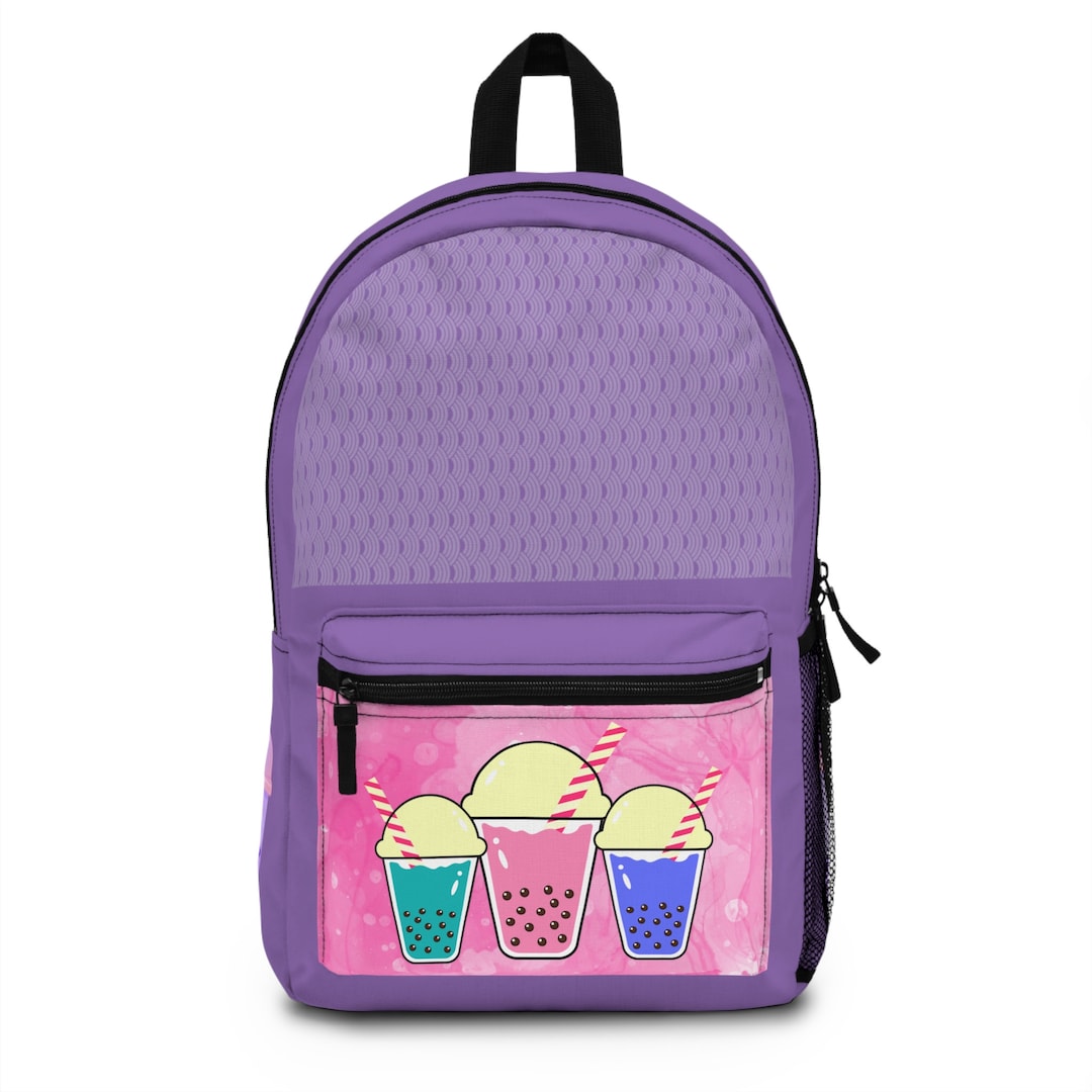Back Pack Bubble Tea Backpack, Cute Bubble Tea Backpack, Boba Tea, Cute ...