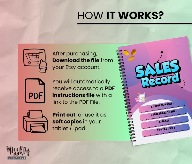2026 Cash Flow Record Tracker Printable | Small Business Accounting ...