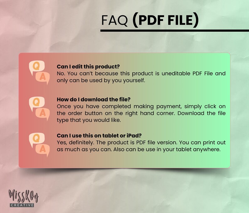 2026 Purchase Record Tracker Printable Fancy | Small Business ...