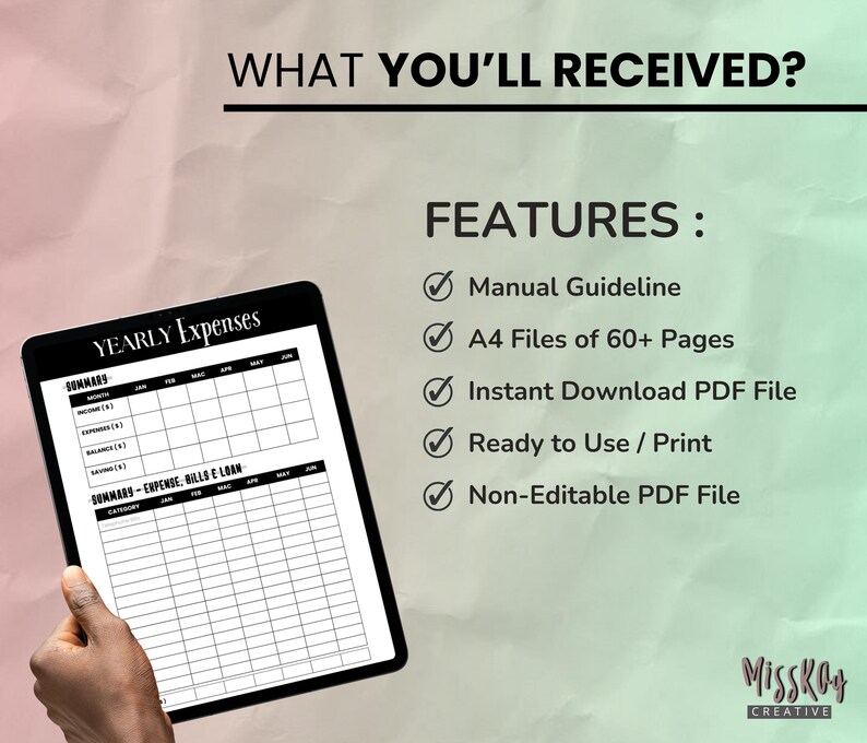 2026 Boho Sales Record Tracker Printable Aesthetic | Small Business ...