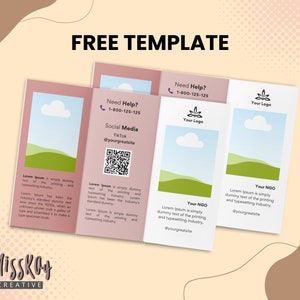 6+ Editable Trifold Flyers Template Pamplets Professional Mental Health ...