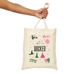 Wicked the Musical Cotton Canvas Tote Bag - Etsy