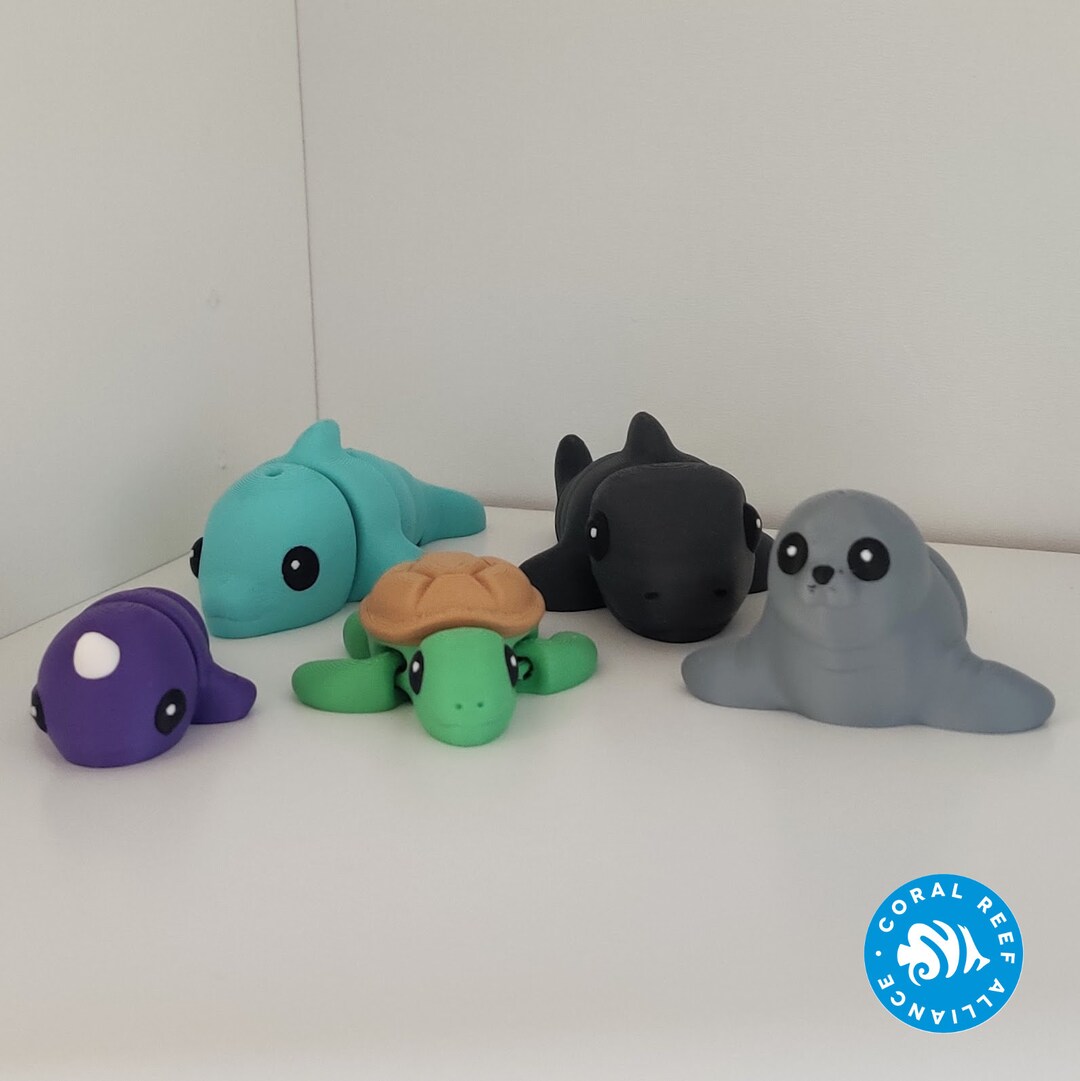 Articulating Critter Sea Life Pack! 10% of Proceeds to the Coral Reef ...