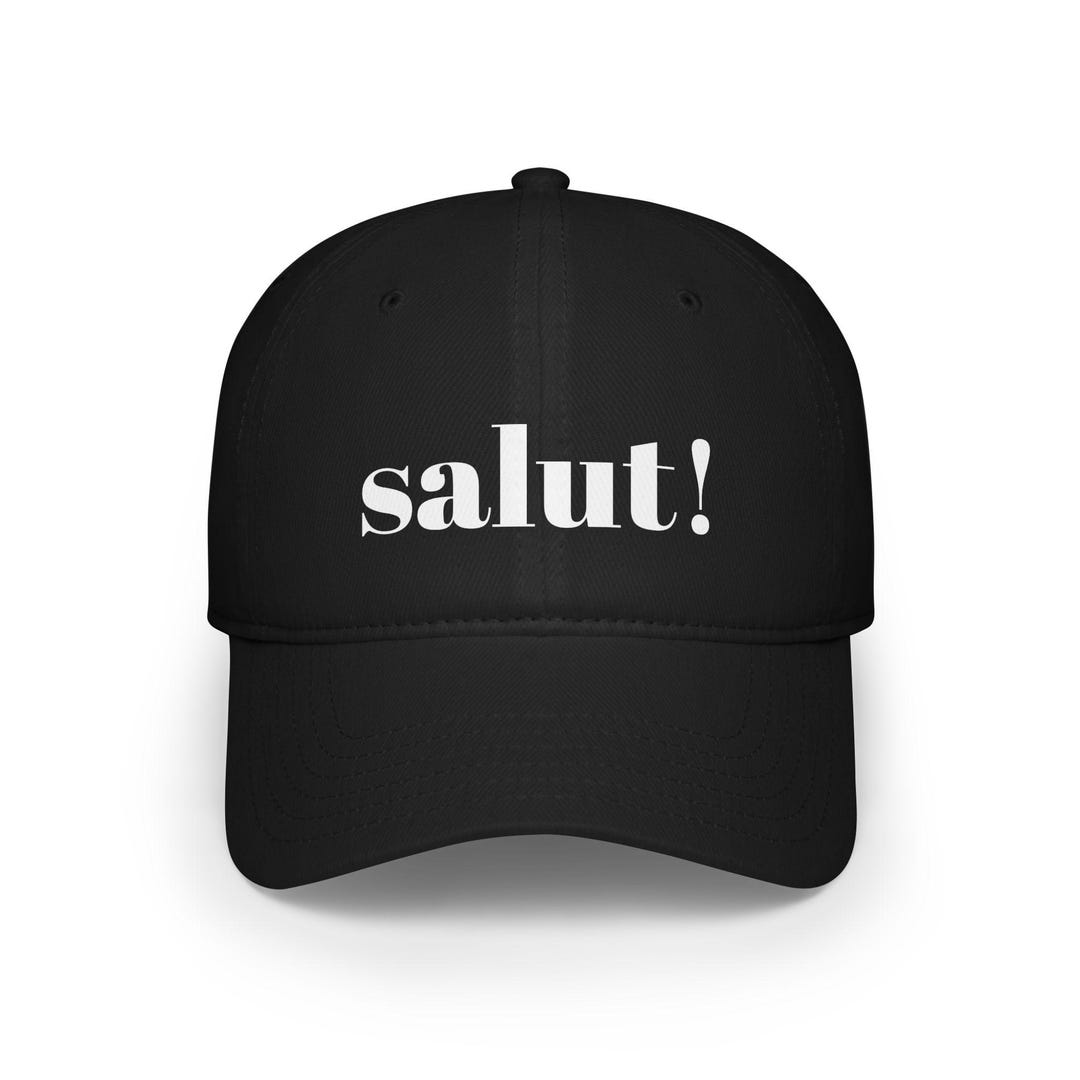 Salut Hat, French Slogan Hat, France Vaccation Hat, Travel Hat, French ...