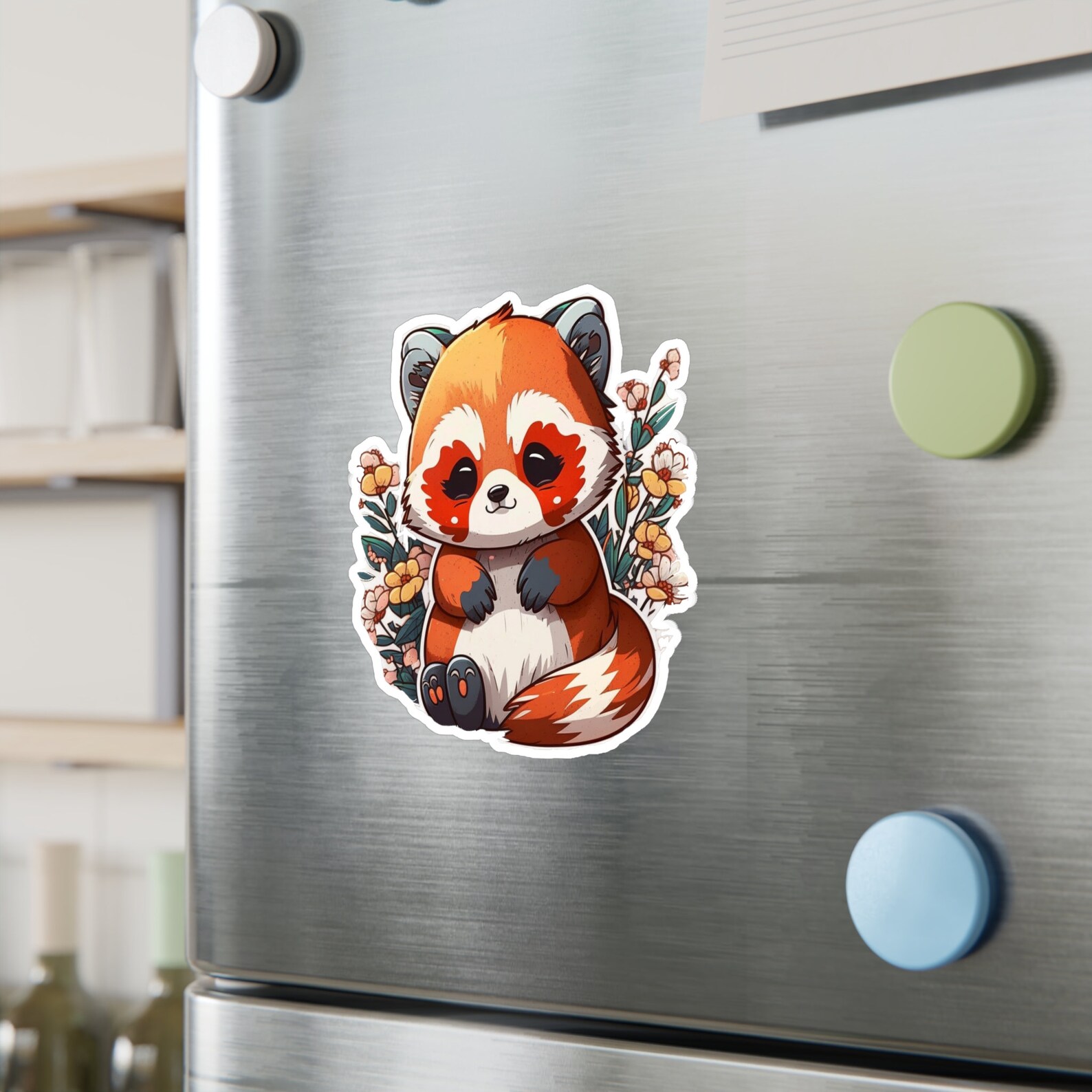 Red Panda Sticker: Waterproof Vinyl Laptop Decal - Etsy