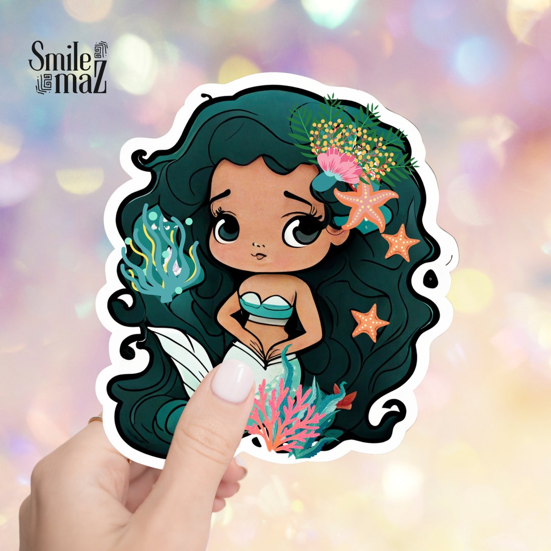 Latina Mermaid La Sirena | High Quality Waterproof Sticker | Cute ...