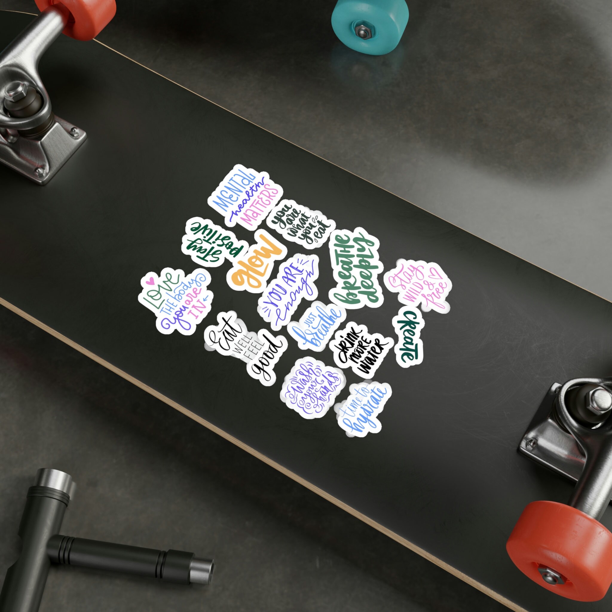 Positive Affirmations Sticker Pack Mental Health Awareness - Etsy