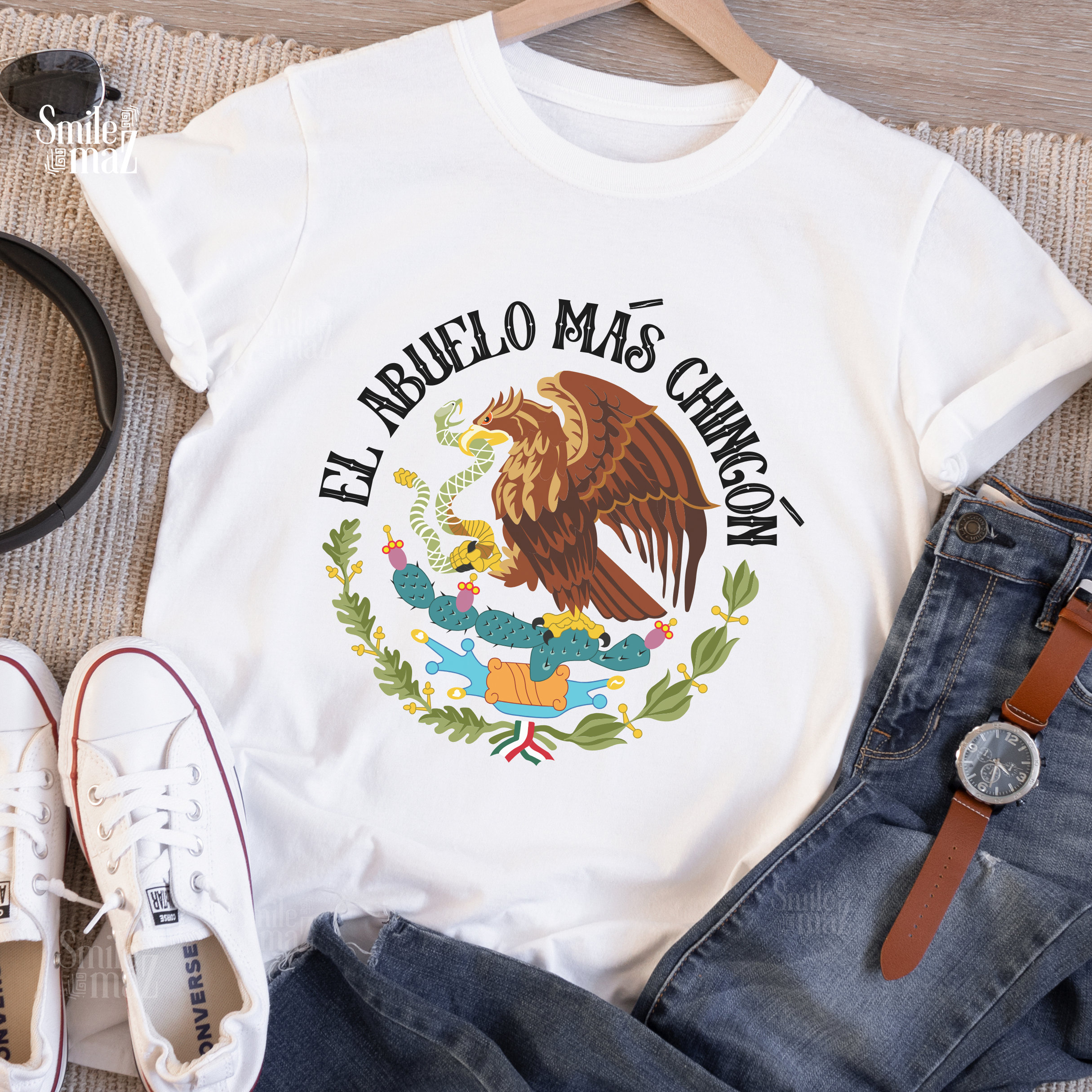 El Abuelo Mas Chingon Shirt Mexican Shirt Unisex Softstyle - Etsy