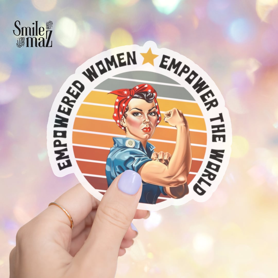 Rosie the Riveter Sticker | High Quality Waterproof Sticker | Laptop ...