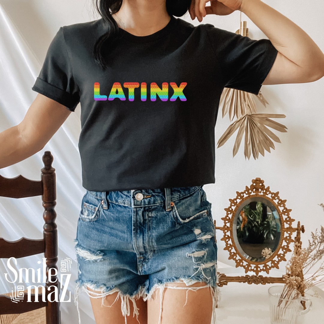 Latinx Shirt Gift for Them |rainbow Pride Gay Latino Shirt | Latina ...