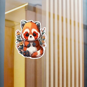 Red Panda Sticker: Waterproof Vinyl Laptop Decal - Etsy
