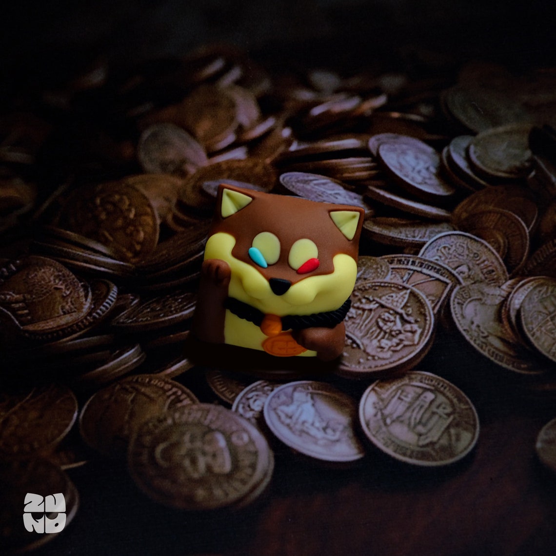 Maneki Shiba - Artisan Keycap - Etsy