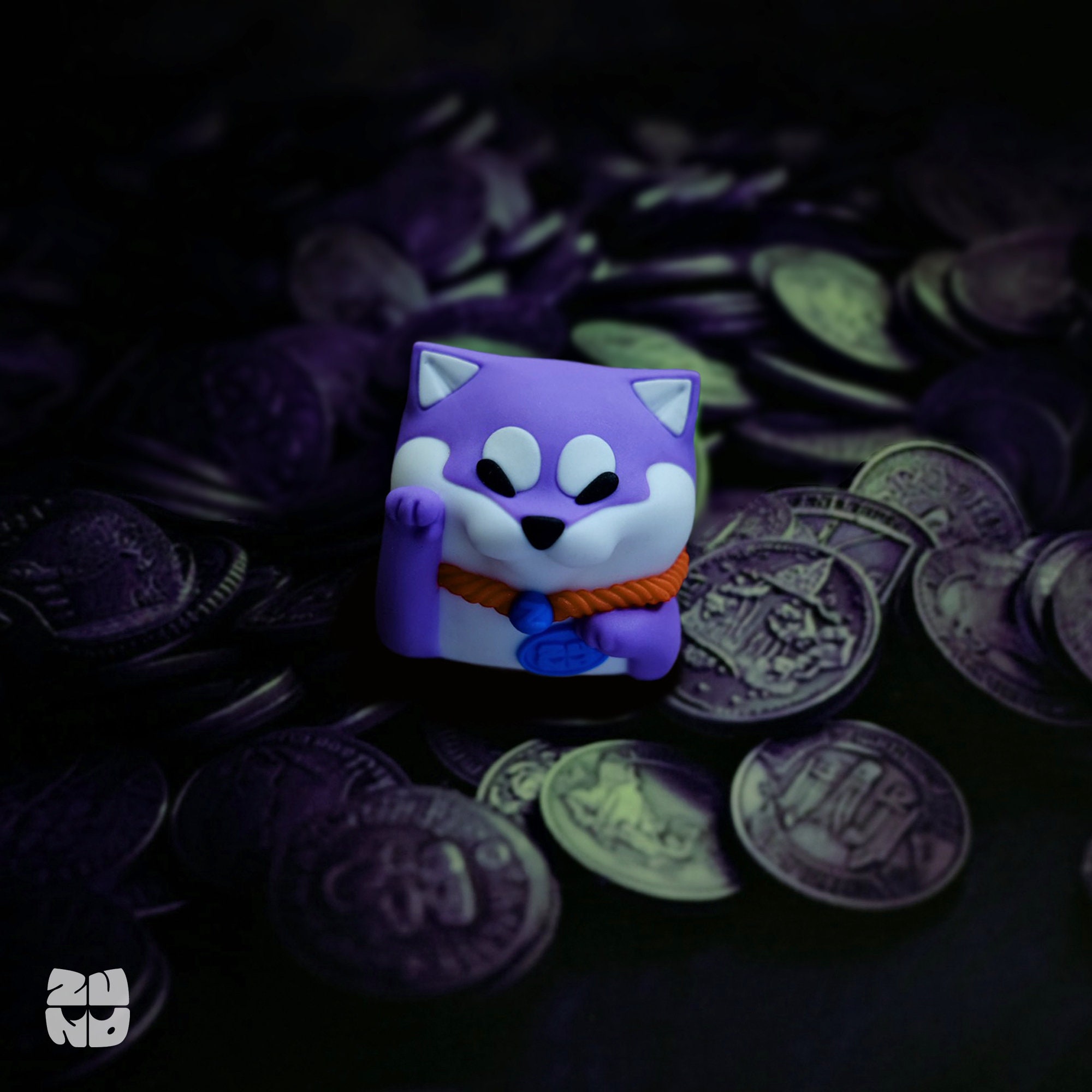 Maneki Shiba - Artisan Keycap - Etsy