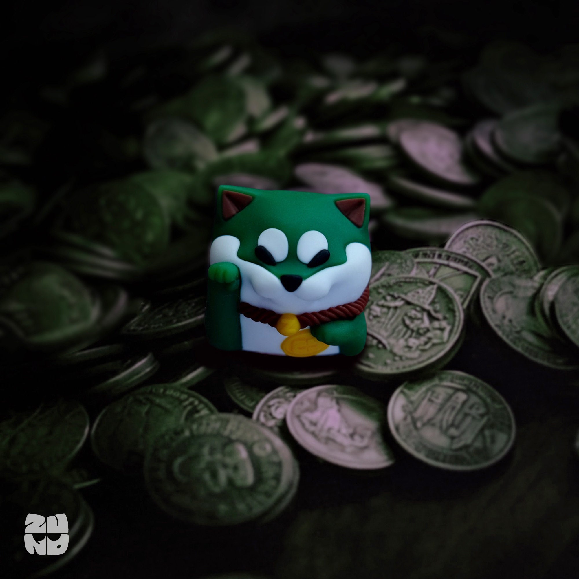 Maneki Shiba - Artisan Keycap - Etsy