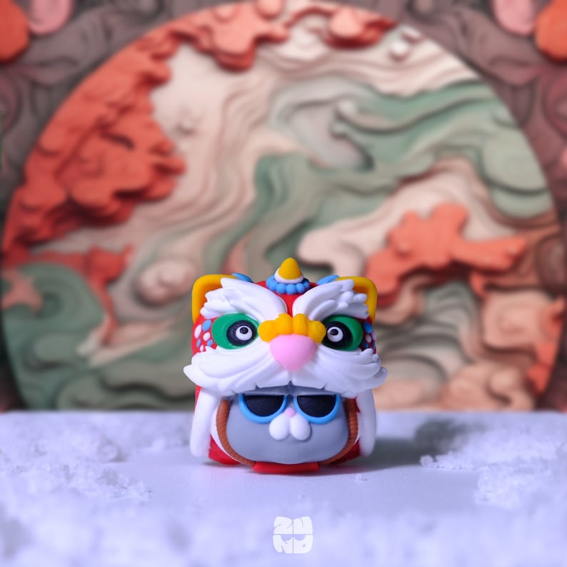 Zuno Lion Dance - Artisan Keycap - Etsy