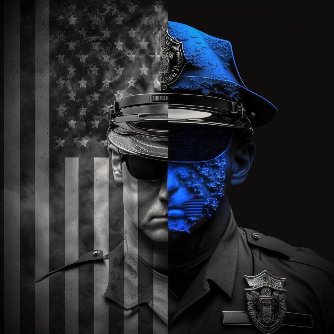 Thin Blue Line Law Enforcement - Etsy