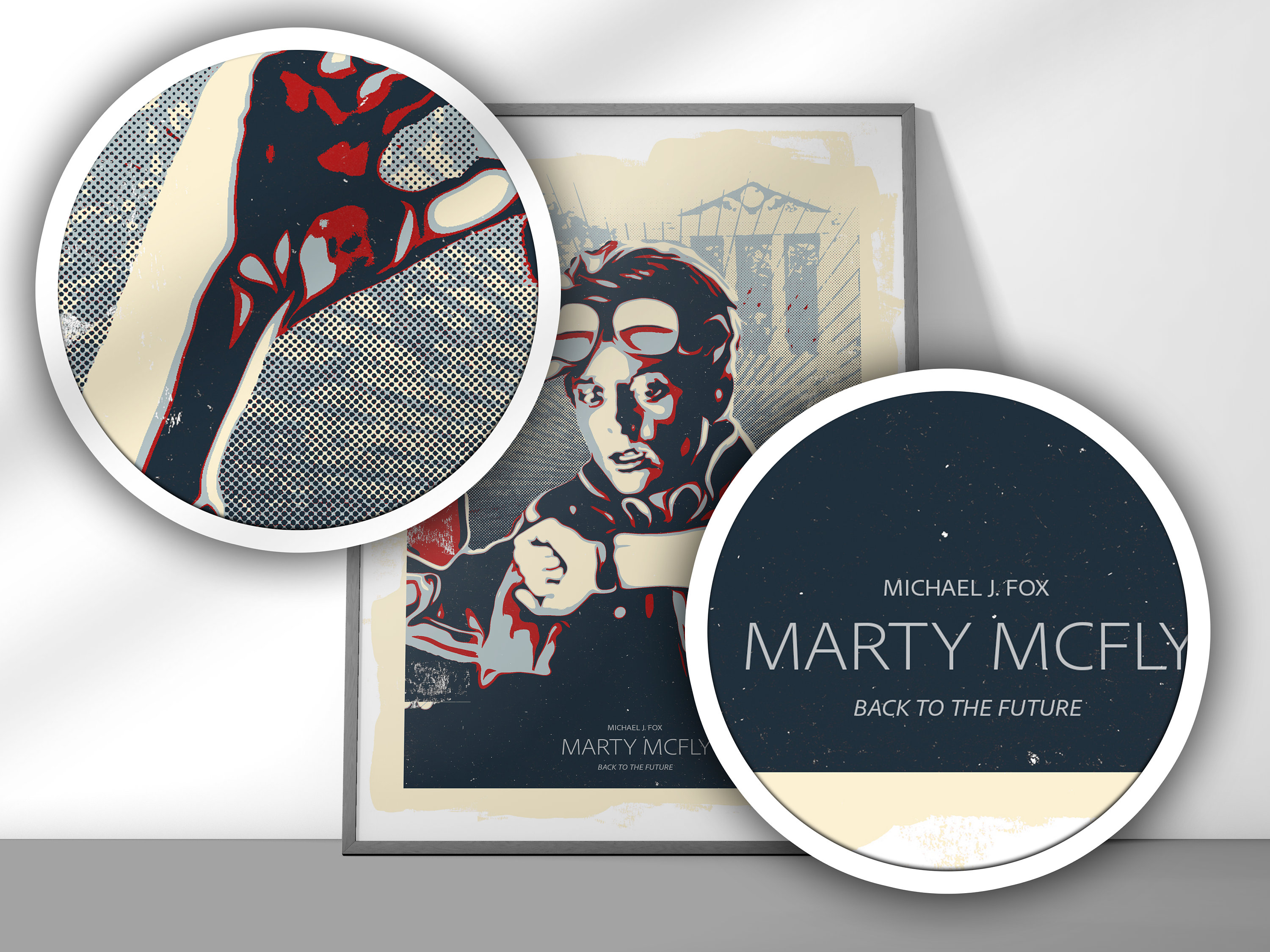 Marty Mcfly Back to the Future Iconic Movie Characters Poster - Etsy