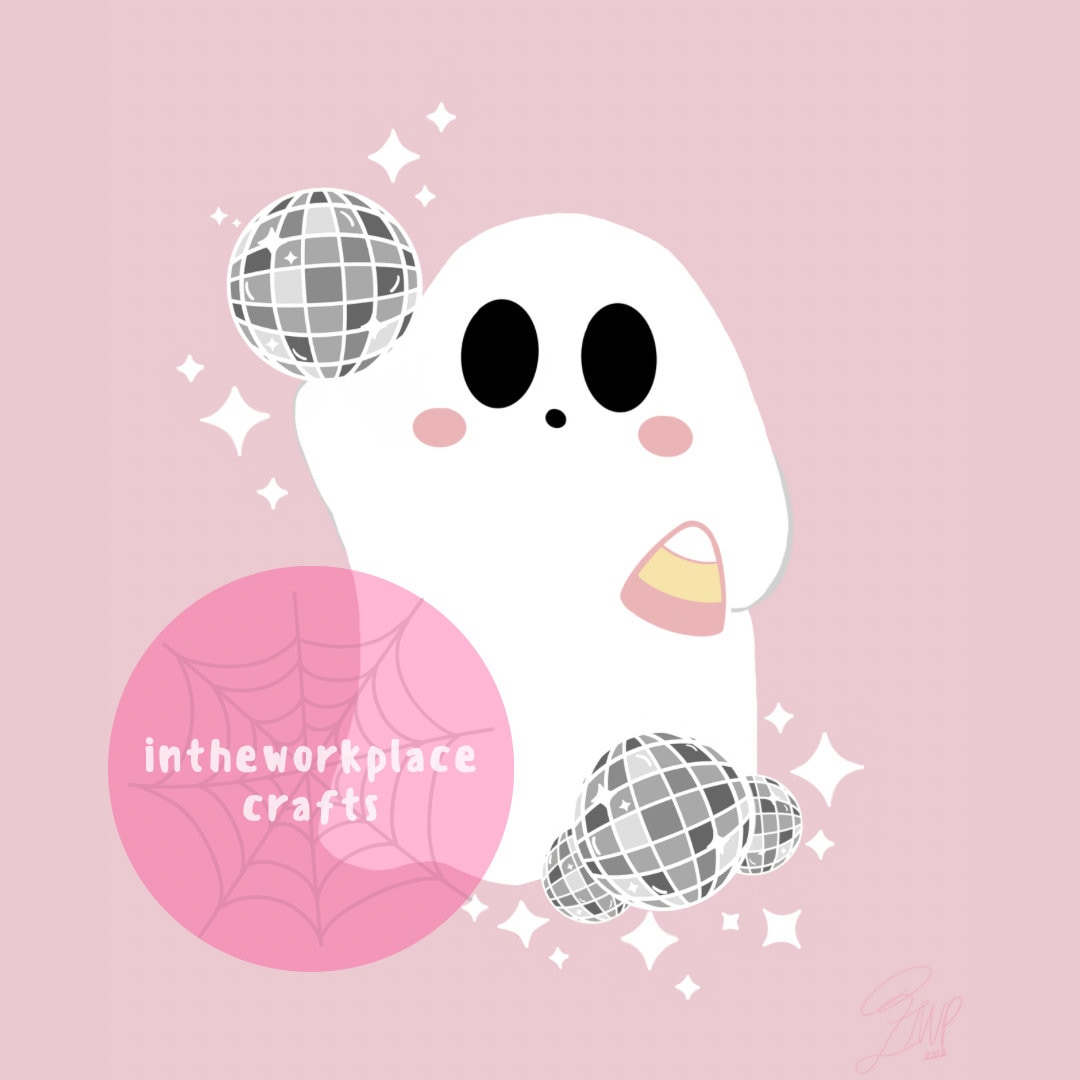 DIGITAL DOWNLOAD Printable Disco Ghost Art - Etsy