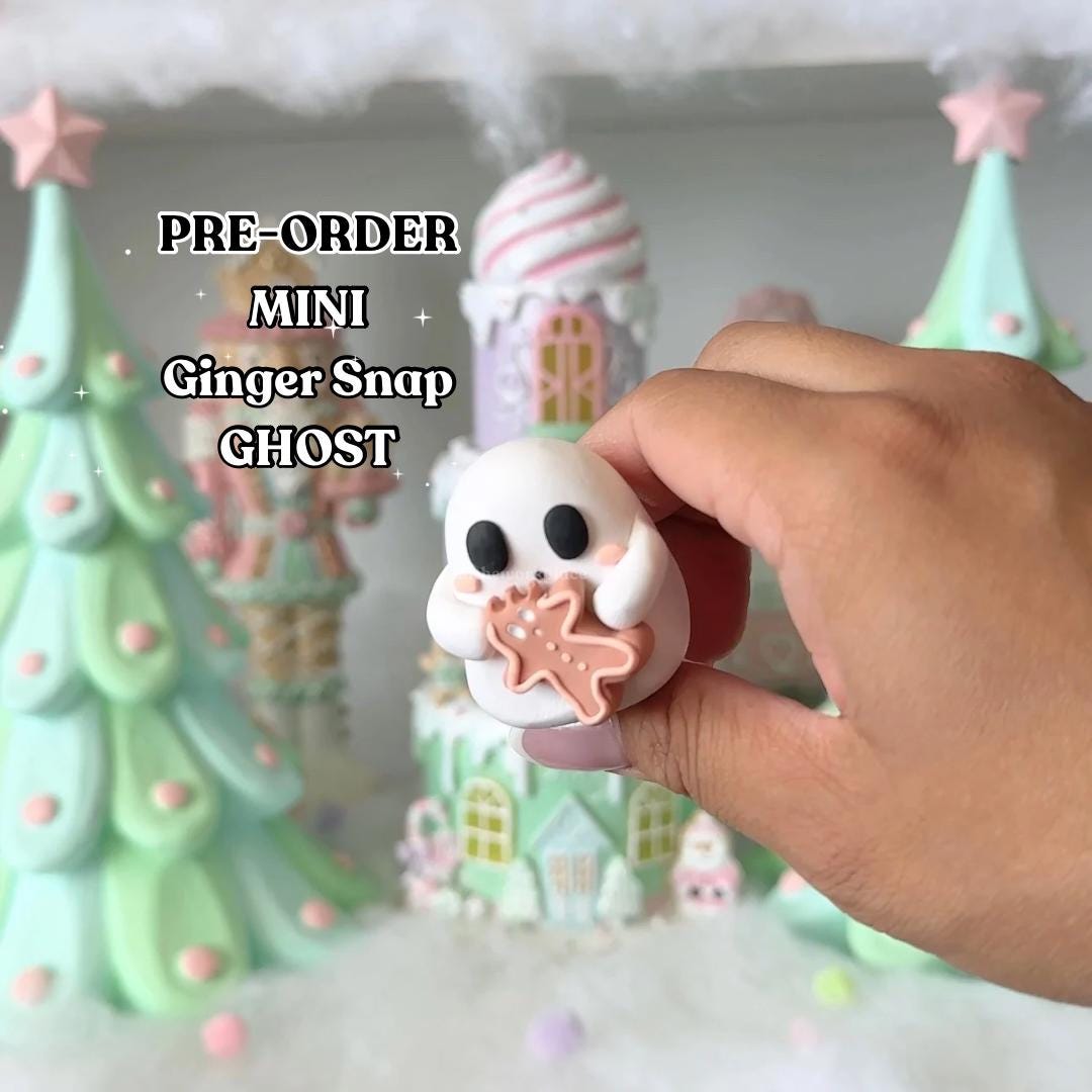 PRE-ORDER Mini Ginger Snap Ghost - Etsy