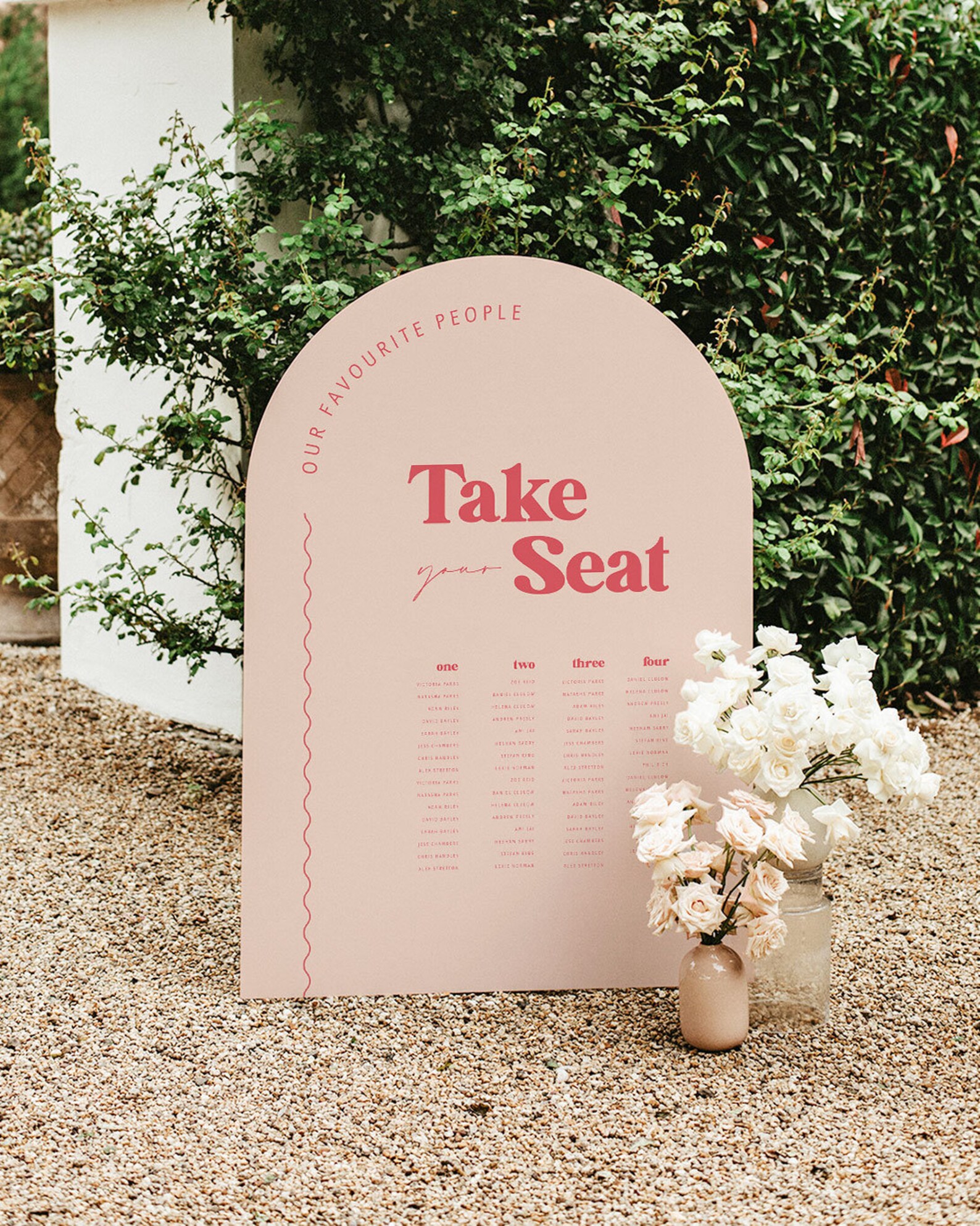 Arch Wedding Table Plan Printable Editable Digital Template Instant ...