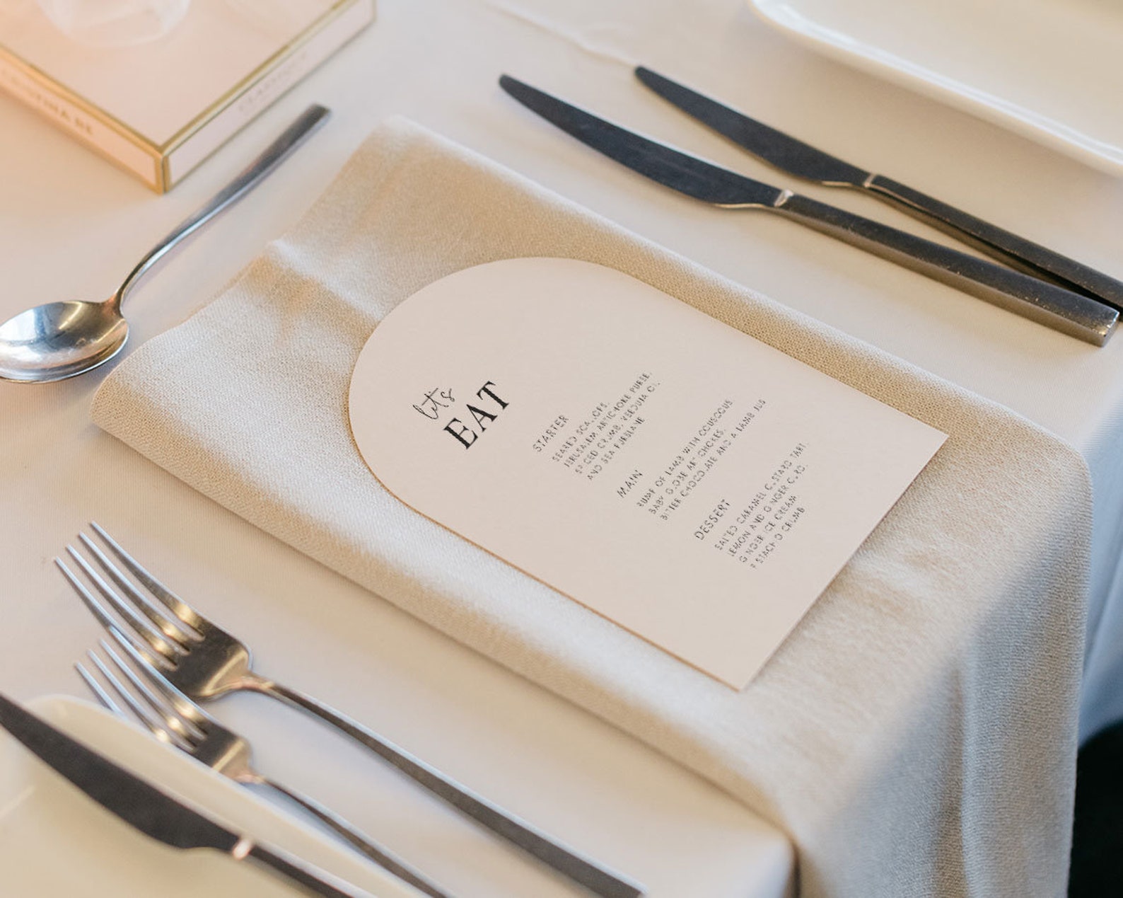 Arch Wedding Menu Instant Download Editable Corjl Digital Template UK ...