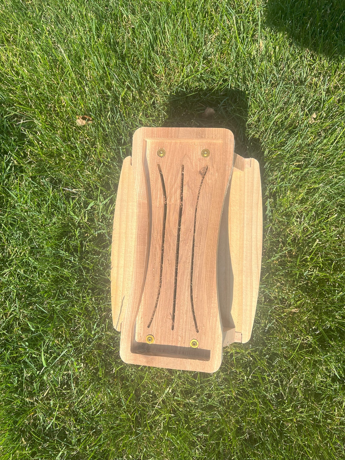 Handcrafted Cedar Picnic Table (mini) - Fully Assembled - Bird Ground ...