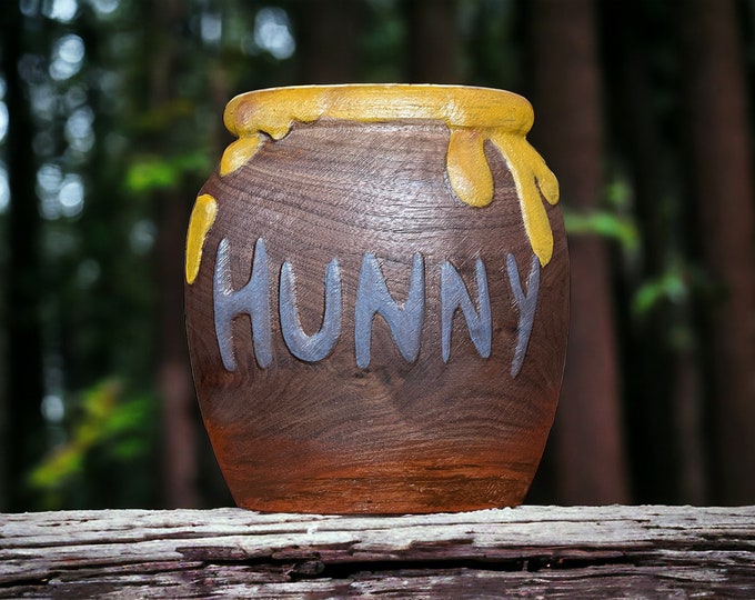 Winnie the Pooh Hunny Pot Favor Party Decoration Food Sign Hundred Acre ...