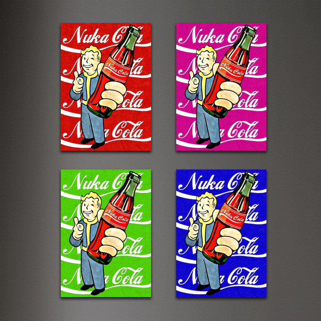 Fallout Nuka Cola Original Fan Art - Digital Download | Ready to Print ...