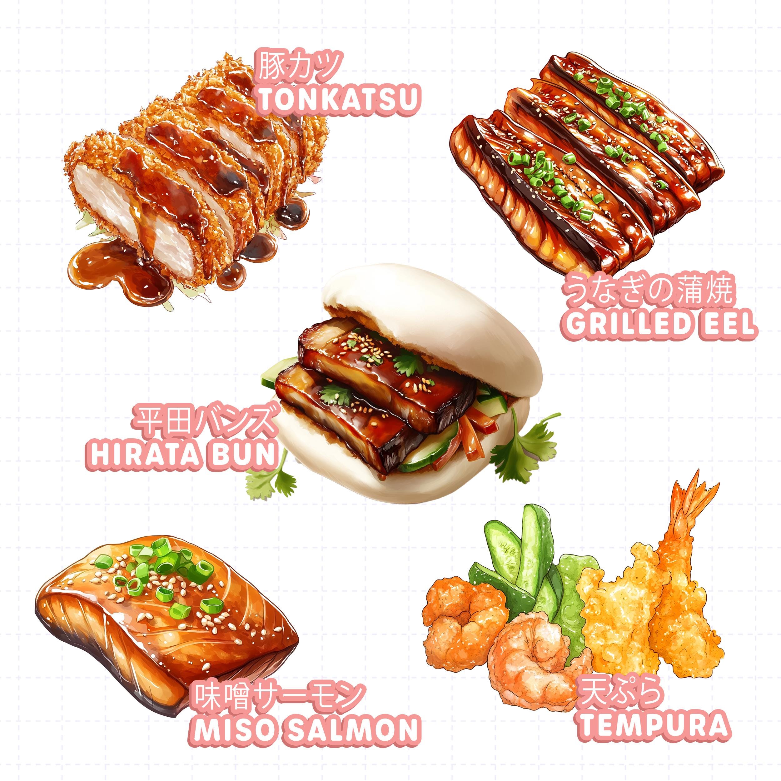 Cute Japanese Food Stickers | Kawaii Sushi, Ramen, Tempura, & More ...