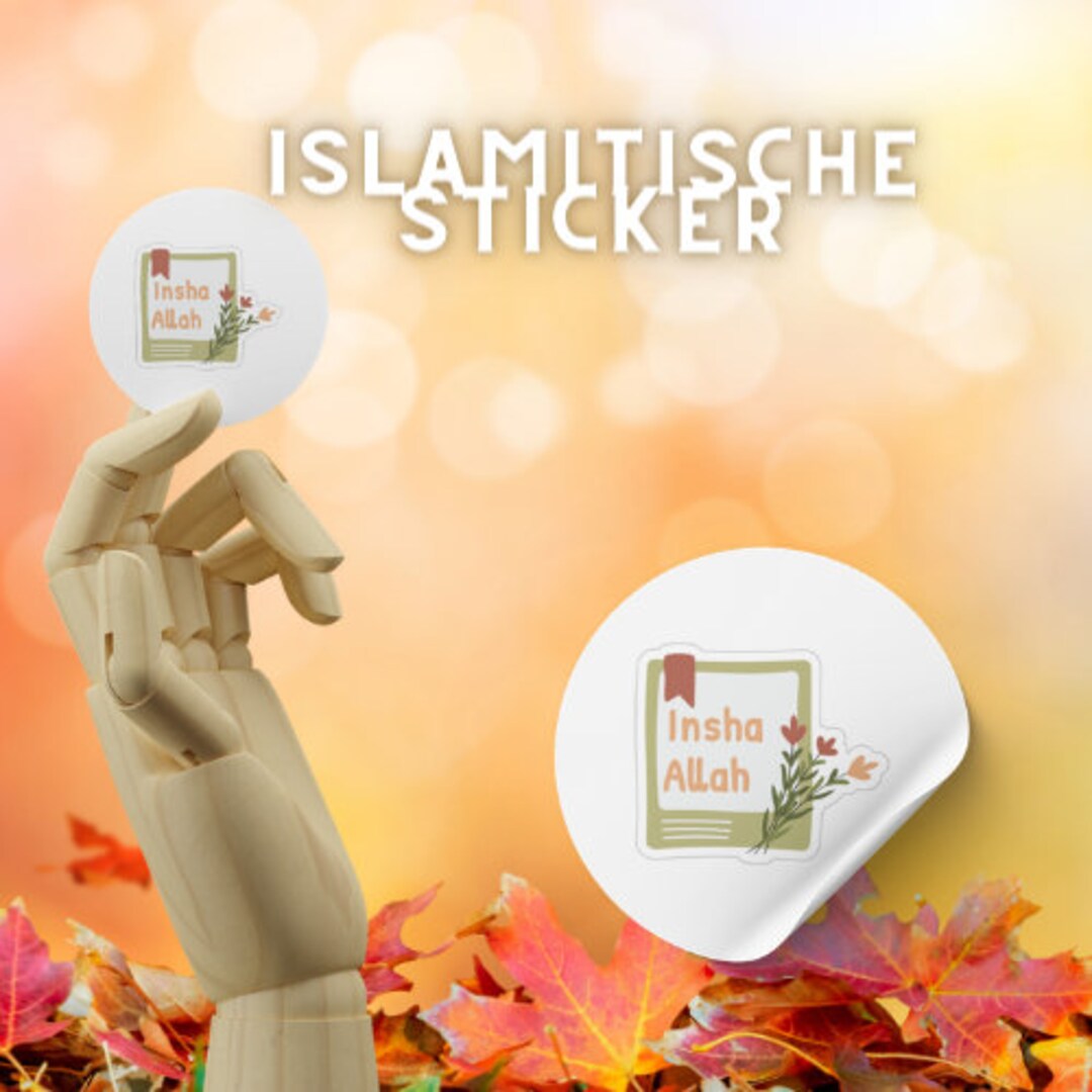 Islamic Sticker 'insha Allah' - Etsy