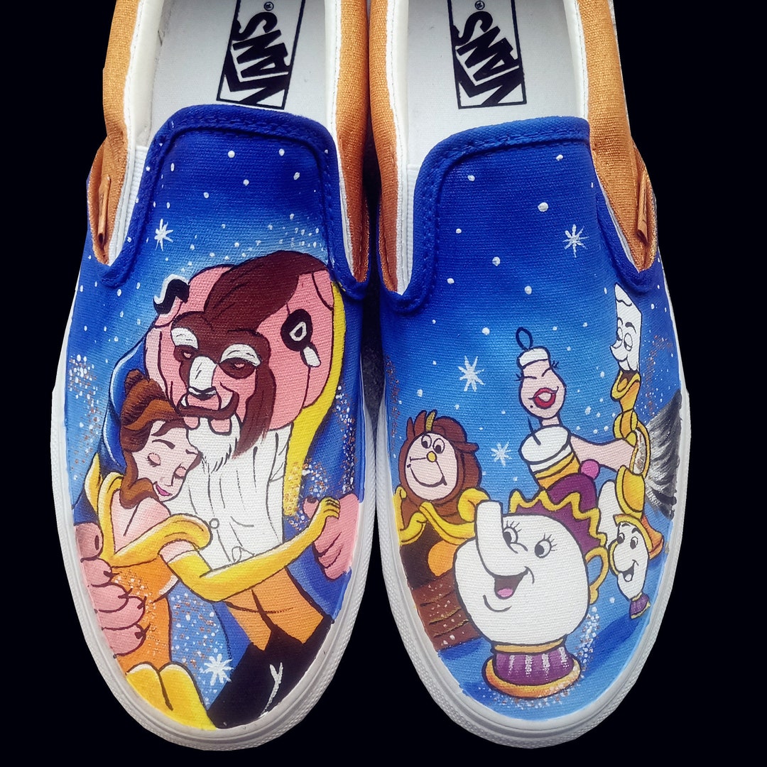 Custom Beauty and the Beast Shoes - Etsy