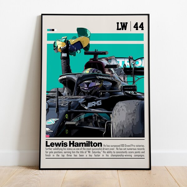 Lewis Hamilton - Etsy