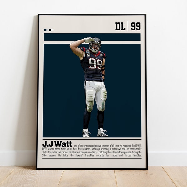 Jj Watt - Etsy