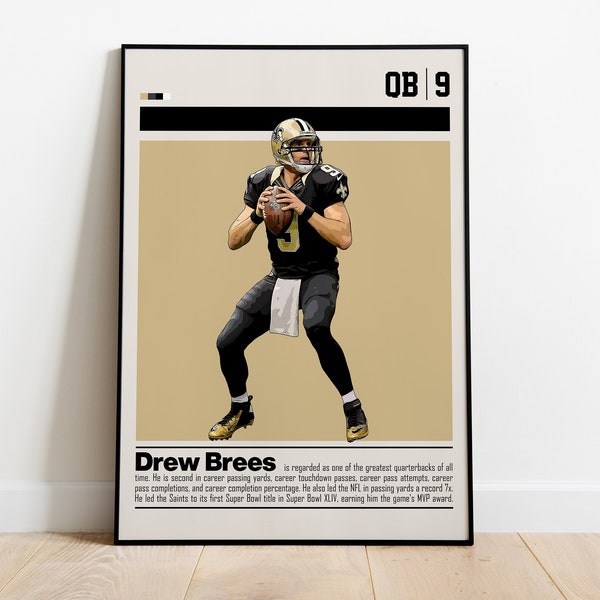 Drew Brees - Etsy