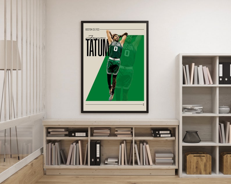 Digital Poster of Jayson Tatum Poster for Sports Fan Wall Art for ...