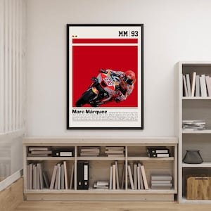Marc Marquez Poster Digital Download | Printable Wall Art for Motogp ...