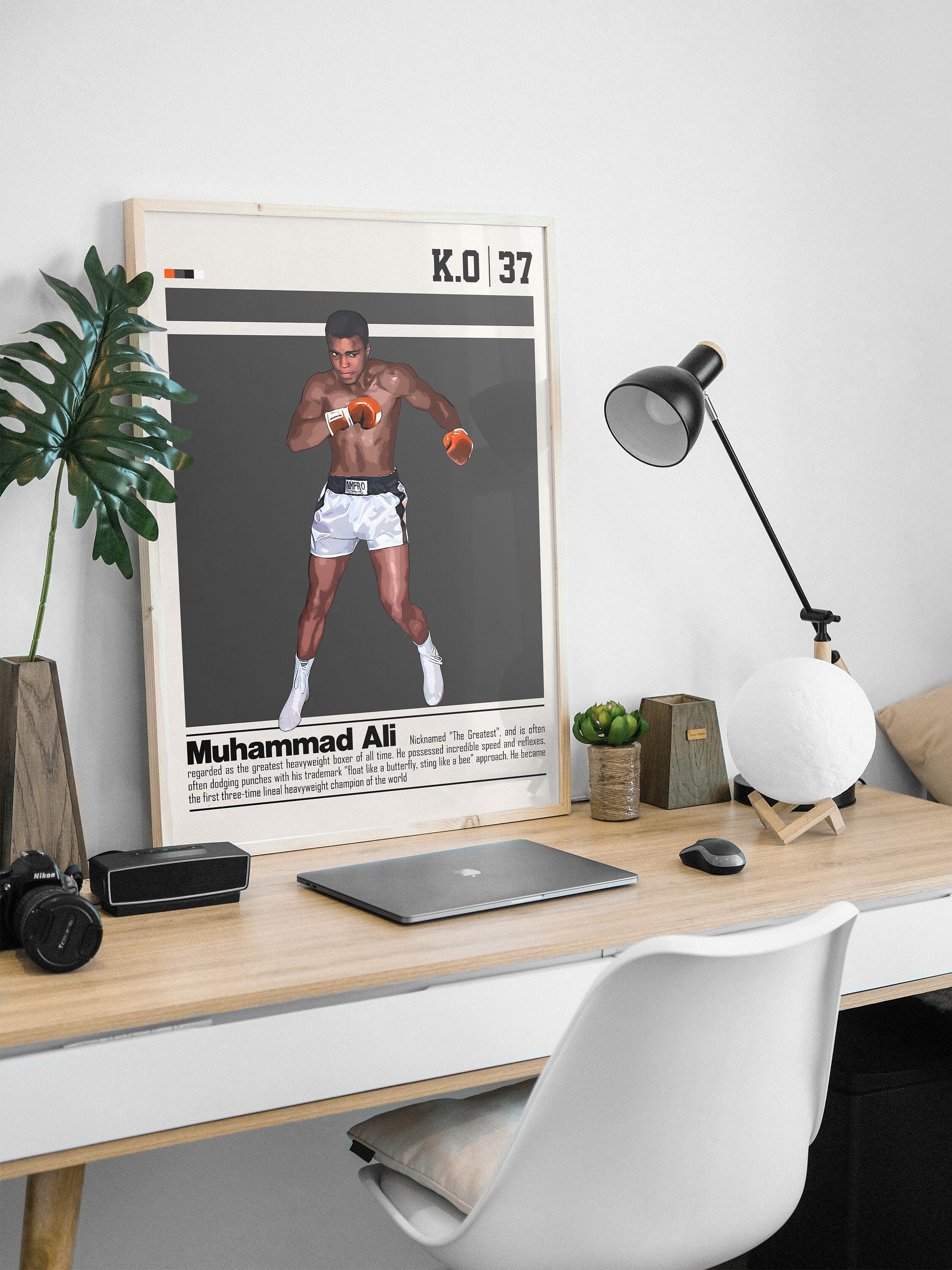 Muhammad Ali Poster Digital Download Printable Wall Art for Boxing Fans ...
