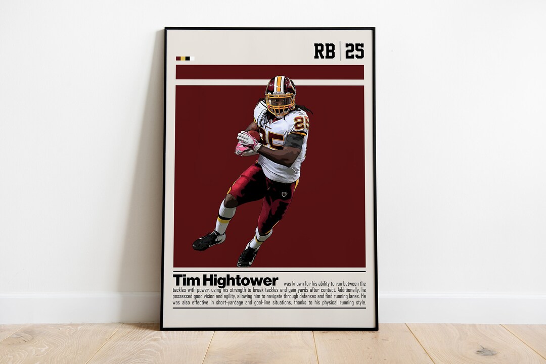 Digital Poster of Tim Hightower Poster for Sports Fan Wall Art for ...