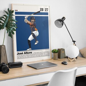 Jose Altuve Poster Digital Download Printable Wall Art for Baseball ...