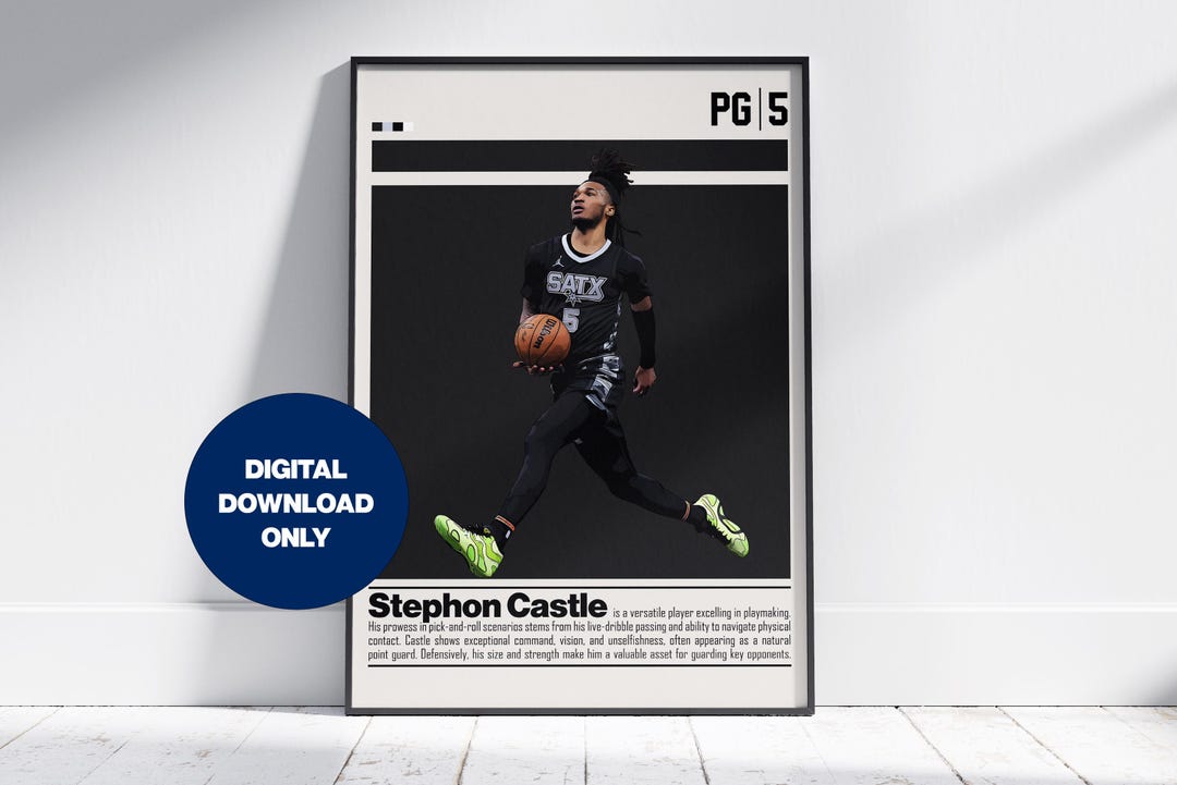 Stephon Castle Digital Poster for Sports Fan Wall Art for Basketball ...