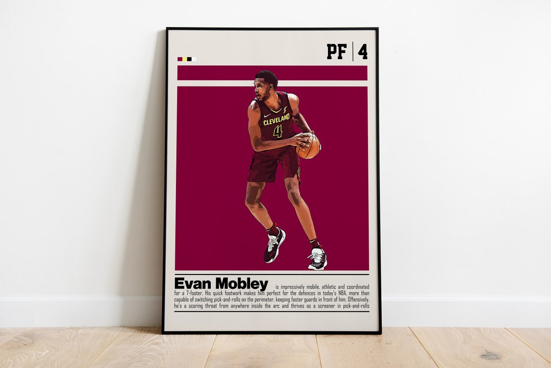 Digital Poster of Evan Mobley Poster for Sports Fan Wall Art for ...