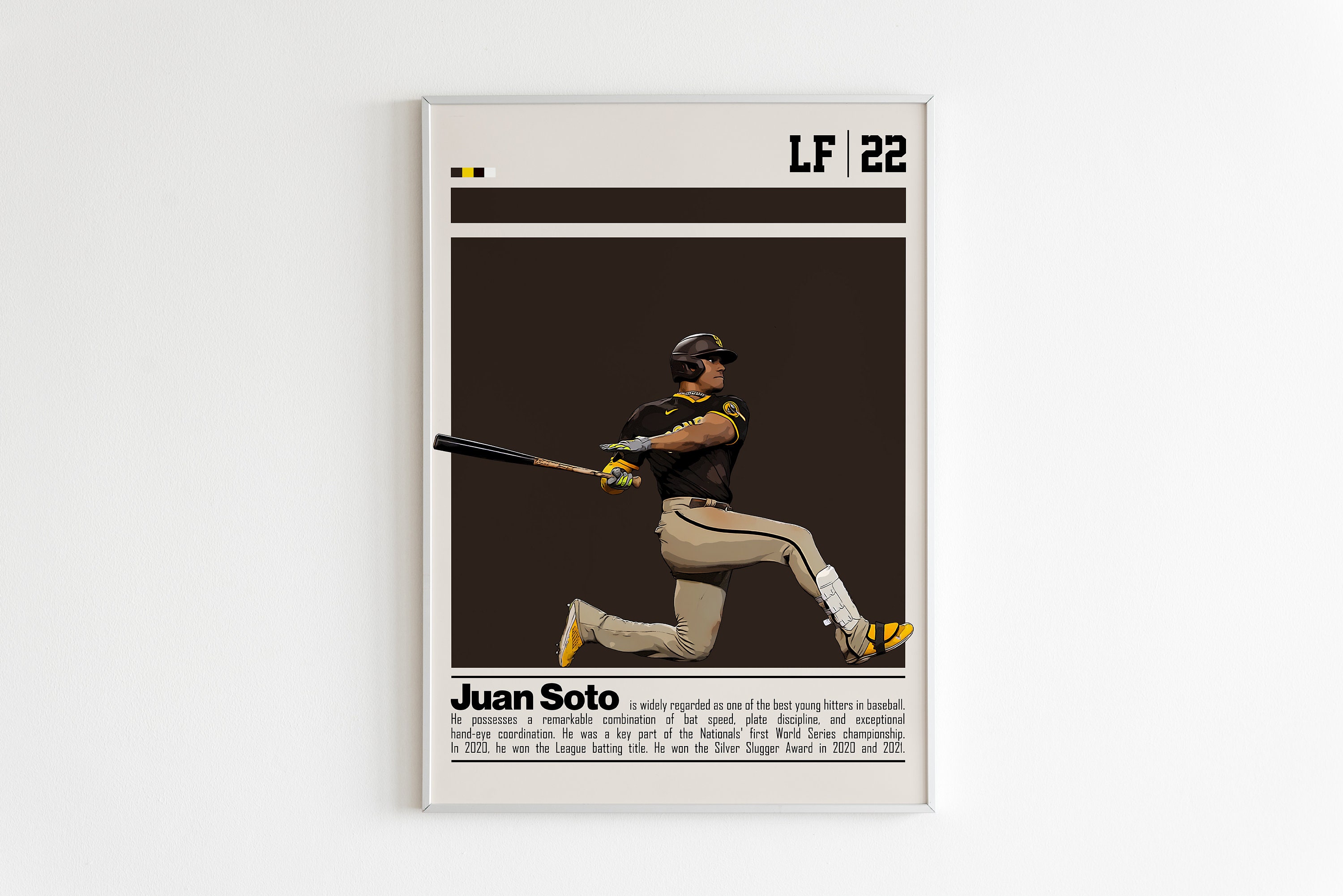 Juan Soto Digital Poster for Sports Fan Wall Art for Baseball Fans ...