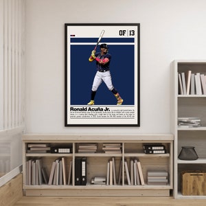 Ronald Acuña Poster Digital Download | Printable Wall Art for Baseball ...