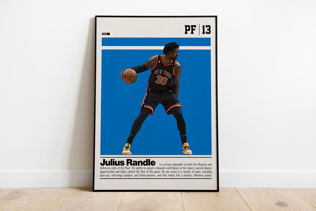Julius Randle Digital Poster for Sports Fan Wall Art for Basketball ...